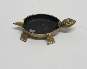 Brass Turtle Ashtray - Etsy