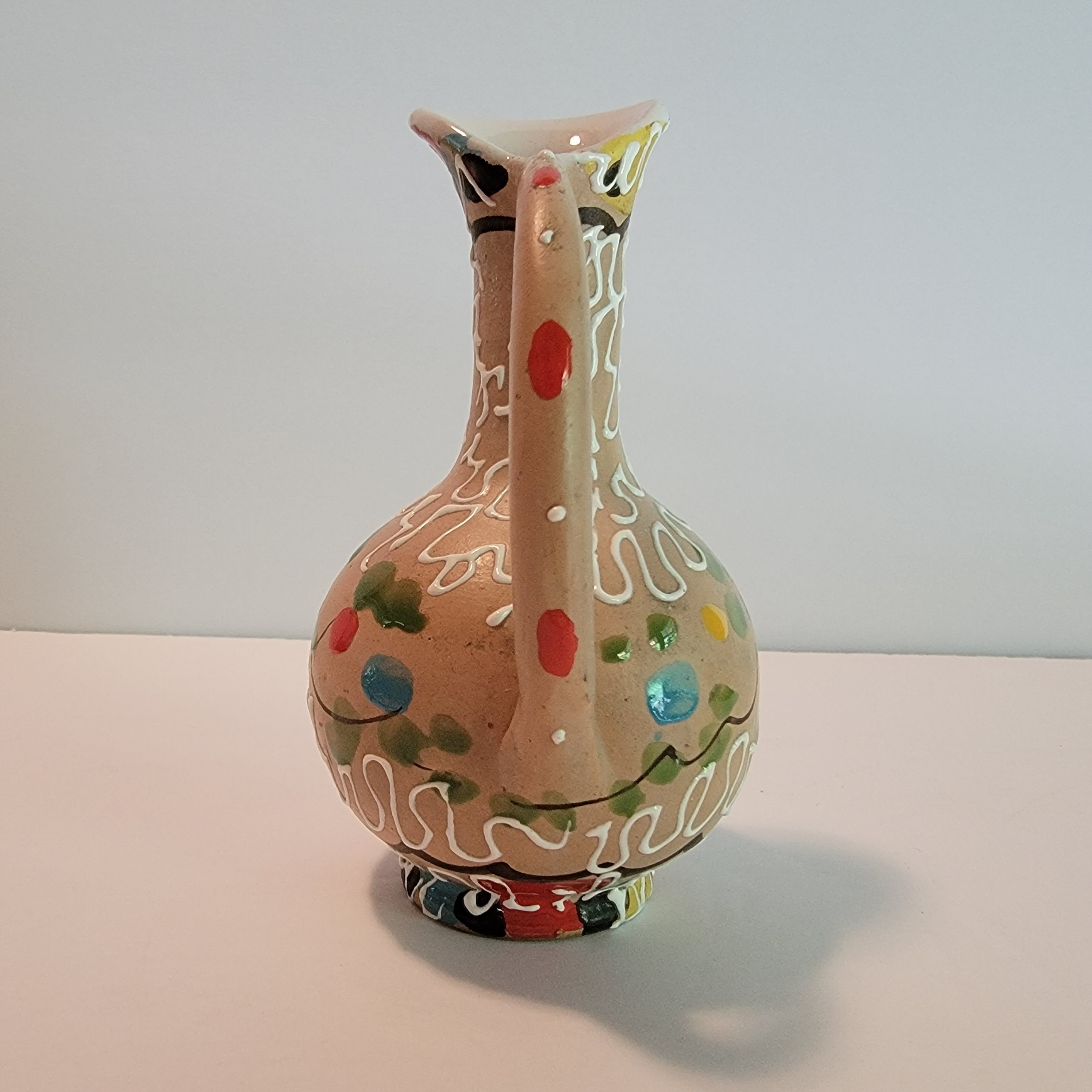 Italian Hand Painted Spaghetti String Drizzle Pitcher - Etsy