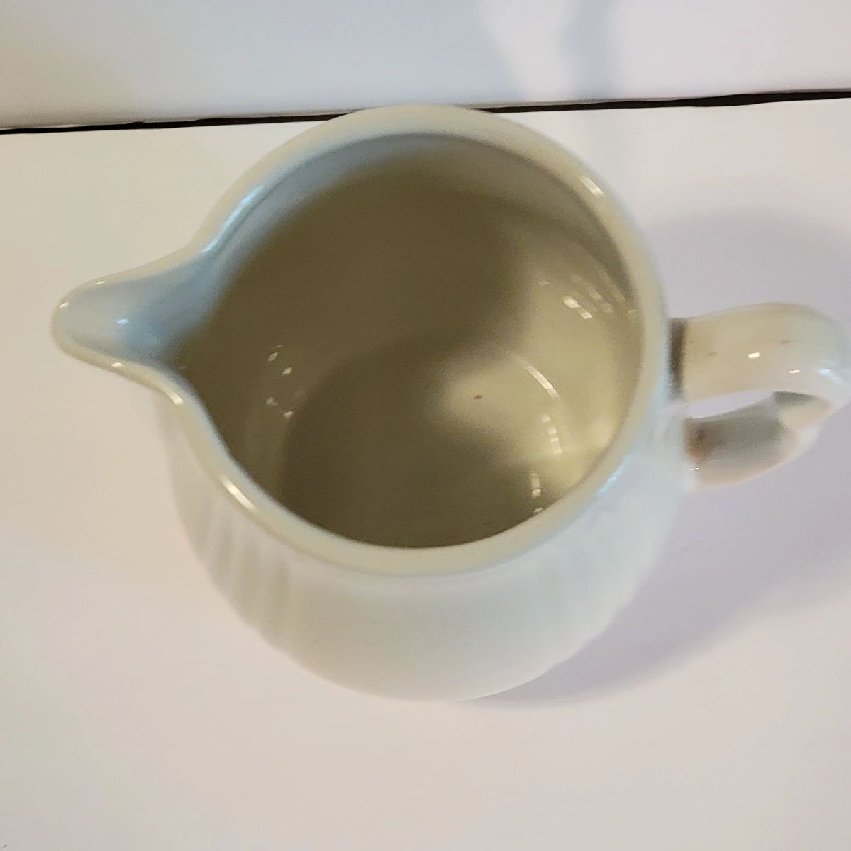 Ironstone White Pitcher - Etsy