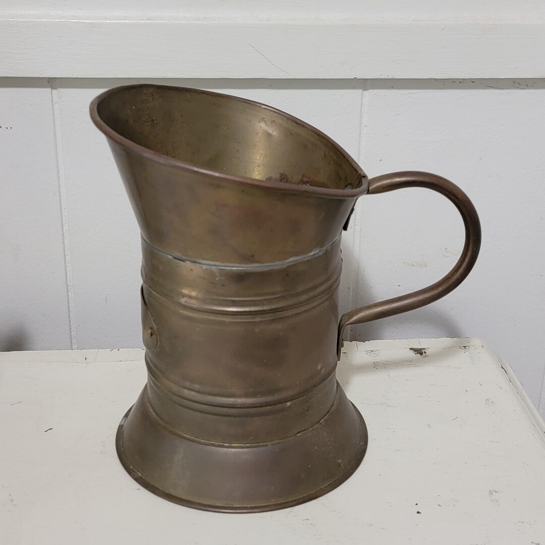Brass and Copper 1 Litre Pitcher - Etsy