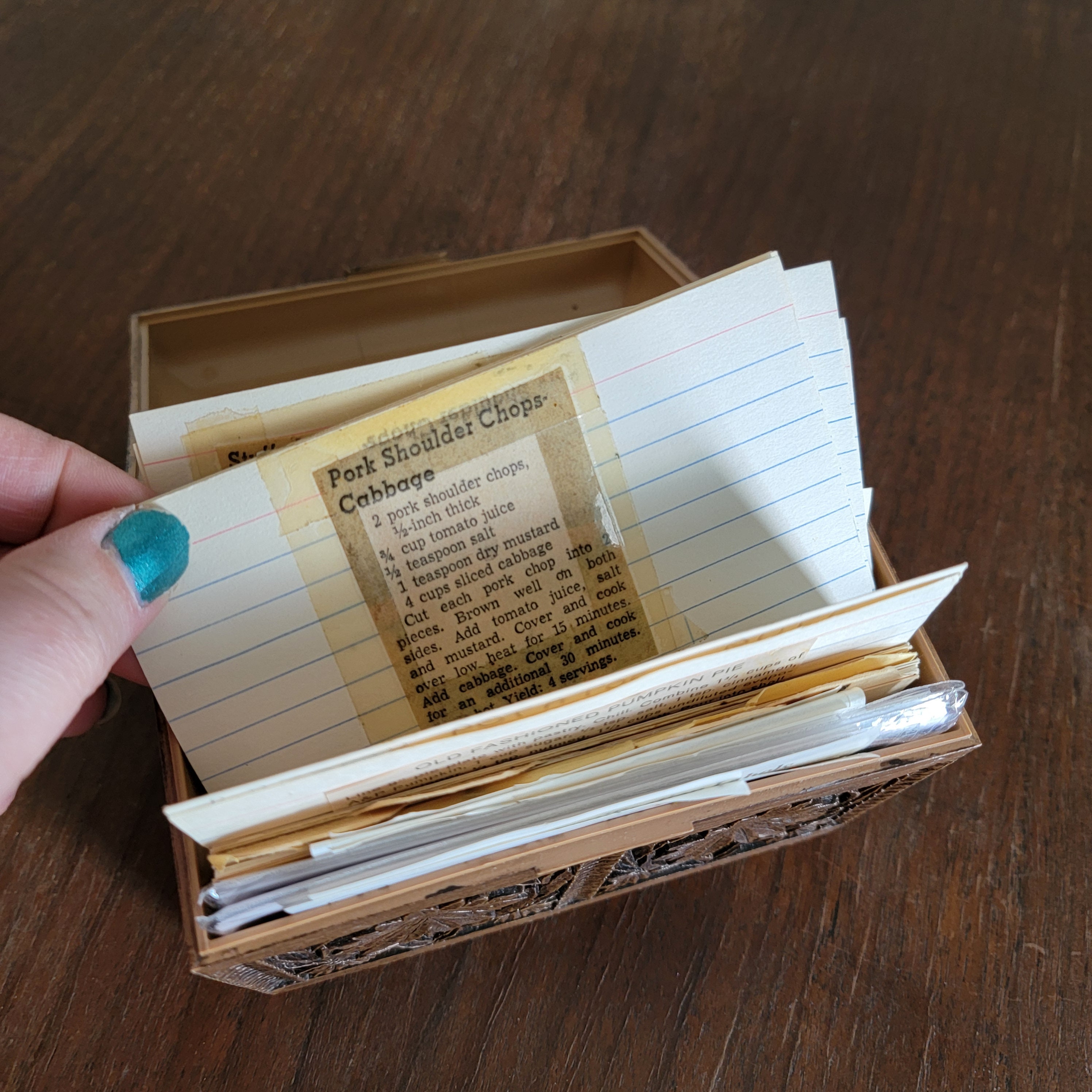 1970's Lerner Plastic Recipe Box With Vintage Recipes - Etsy