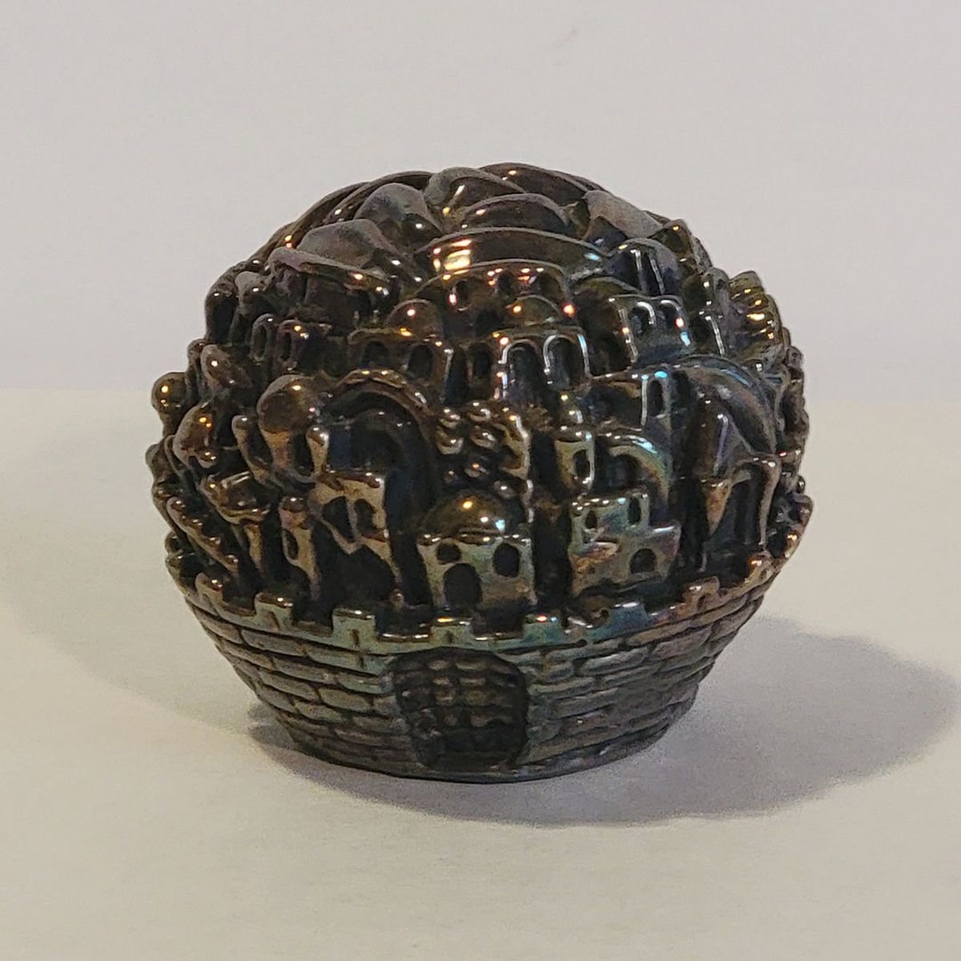 Sam Philipe Jerusalem 3000 .925 Sterling Silver Paperweight - Etsy