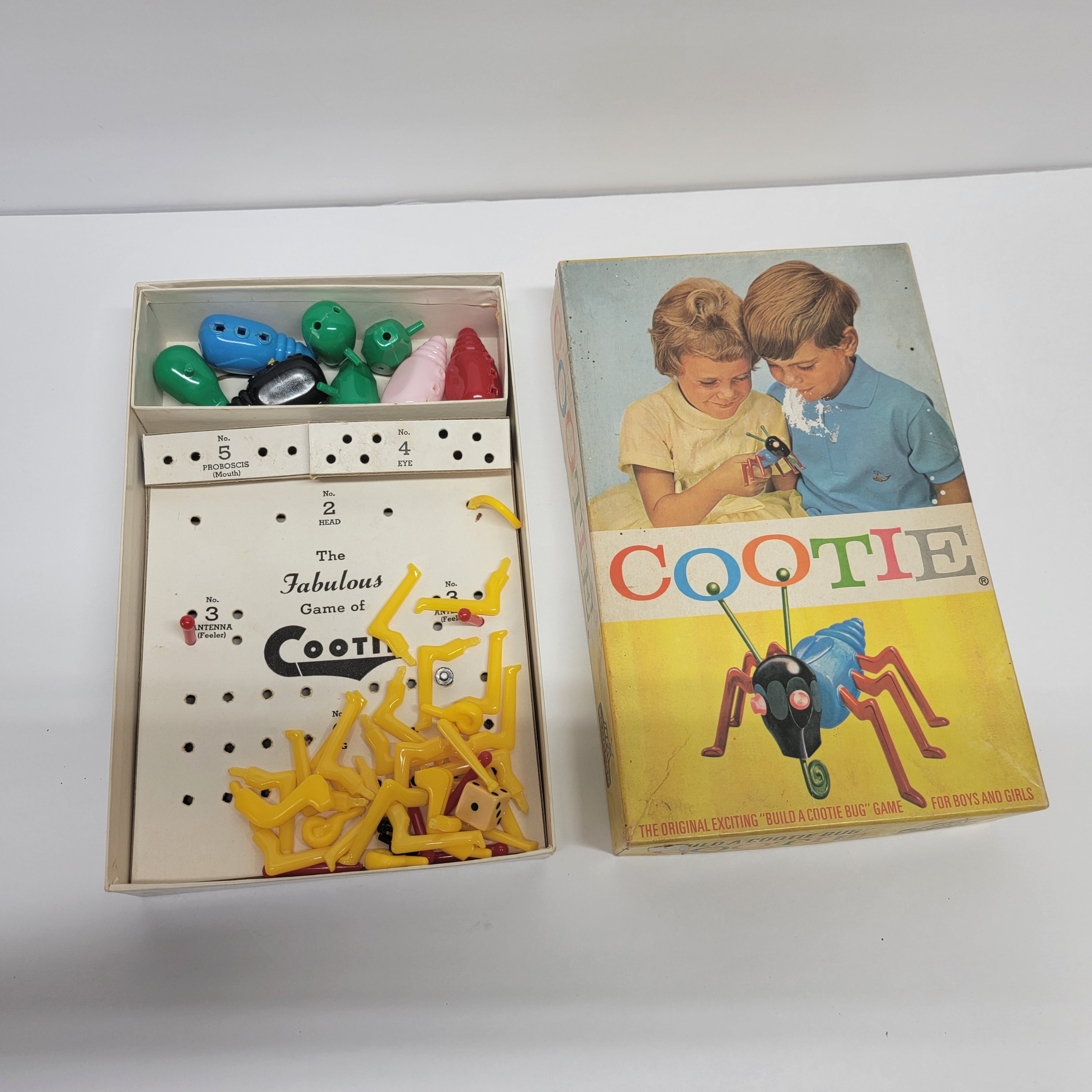 Vintage Cootie Game With Missing Pieces - Etsy