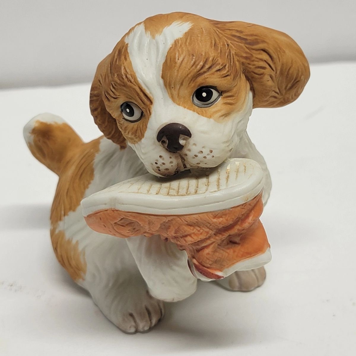 Homco Cocker Spaniel Puppies Chewing Shoes Figurines - Etsy