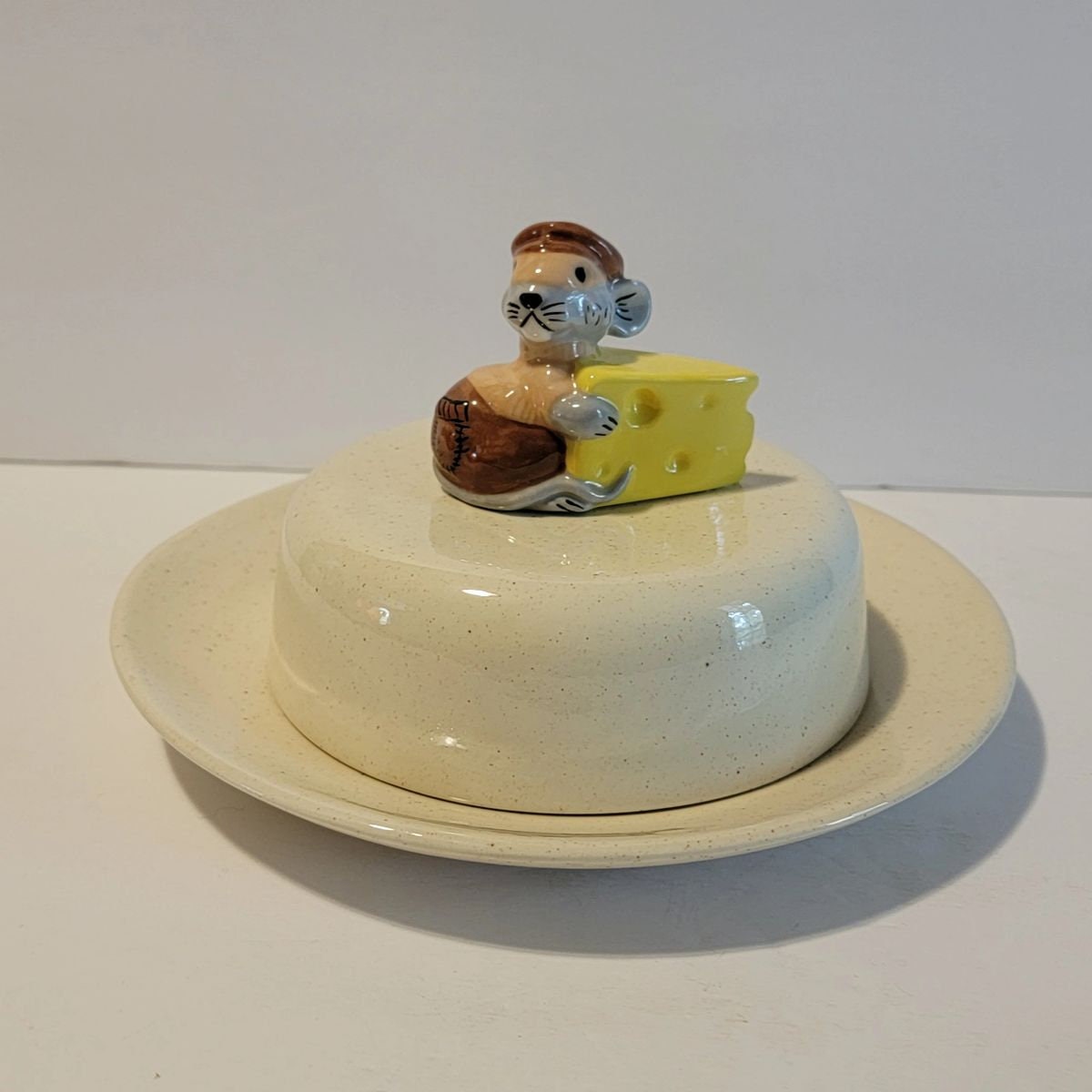 1981 Mouse Cheese Dish - Etsy