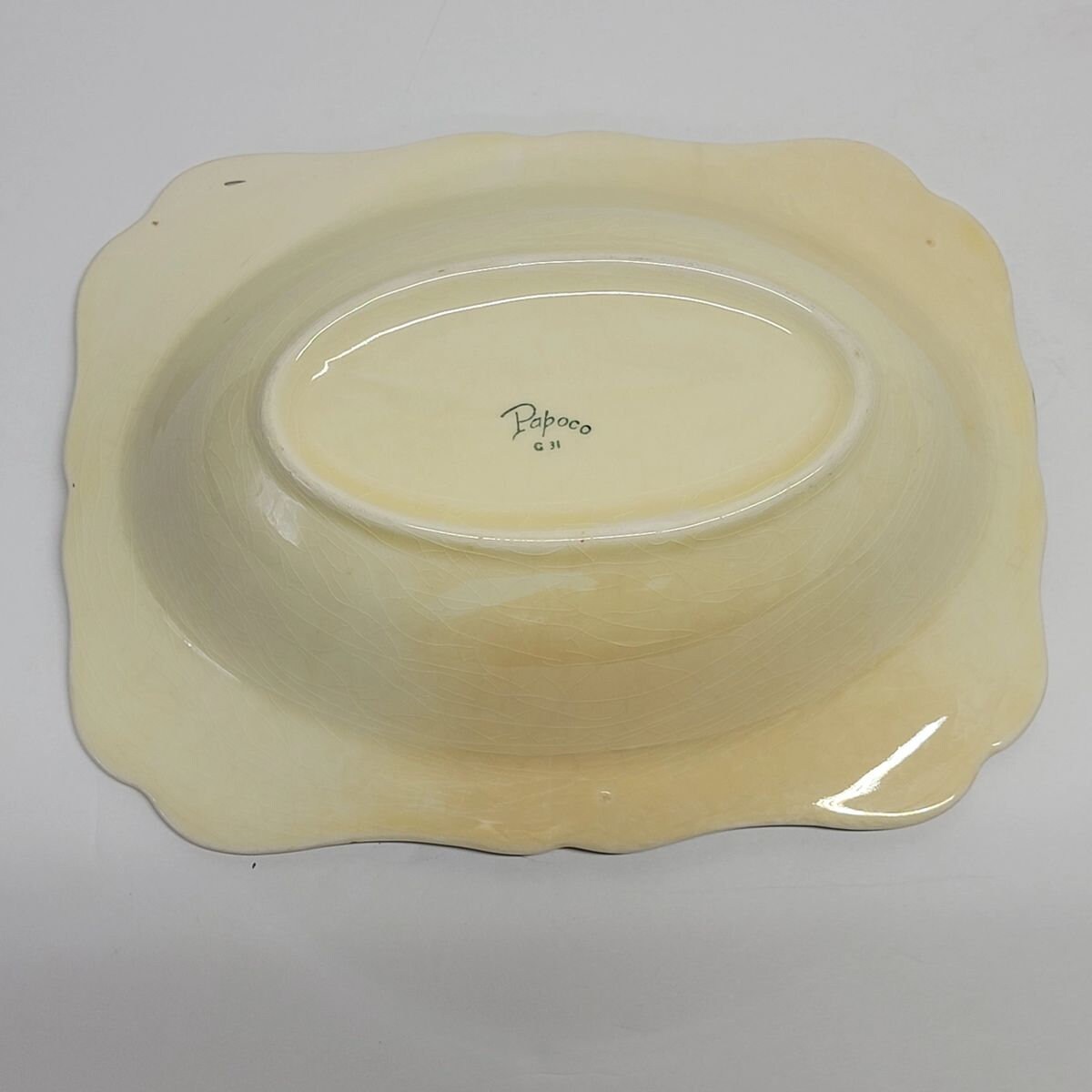 Paden City Pottery Papoco Rectangular Serving Bowl G31 - Etsy