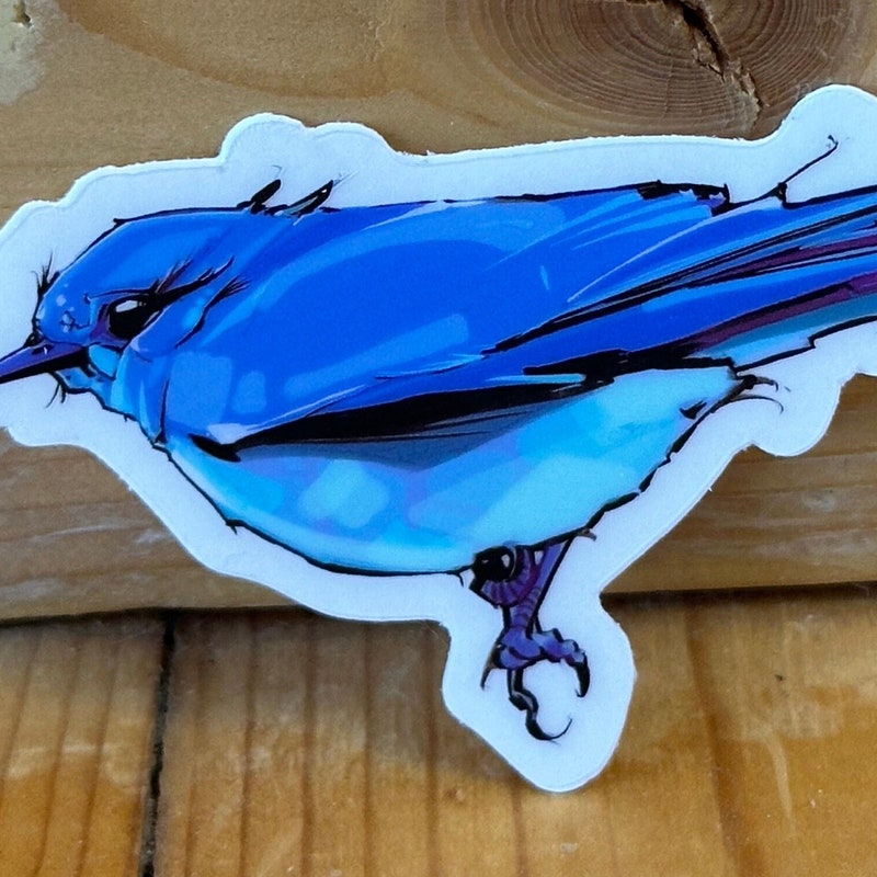 Bluebird Stickers - Etsy