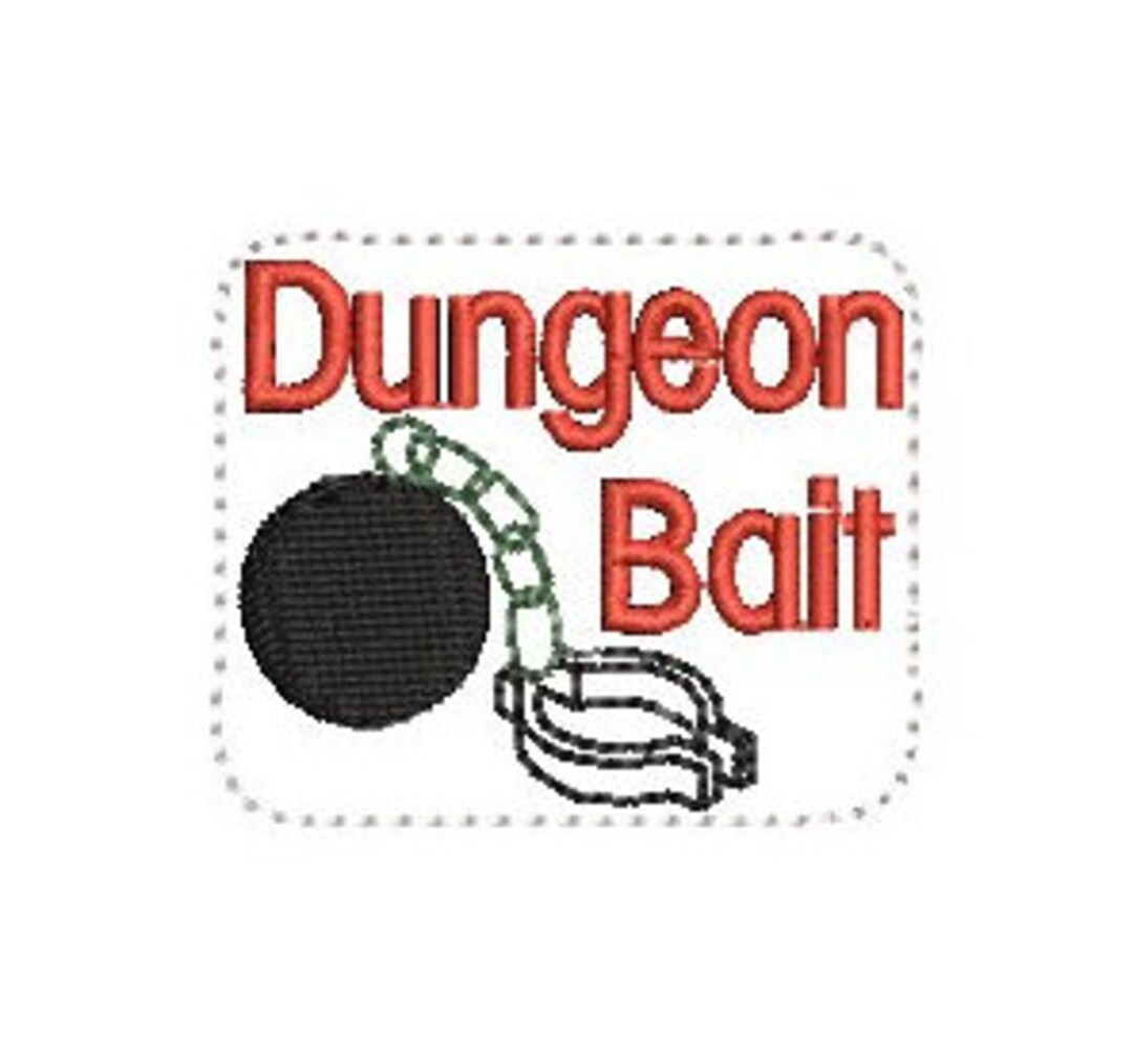 Dungeon Bait Jailbait Feltie Embroidery Design File Digital - Etsy