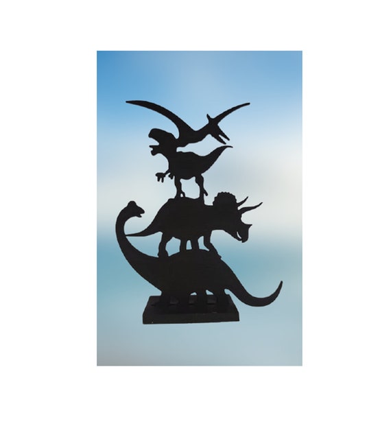 Dinosaurs Spirit Animal Wooden Lasercut Tabletop/desk Decor | Etsy