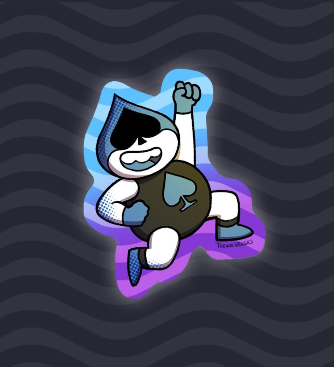 Deltarune Lancer Sticker - Etsy