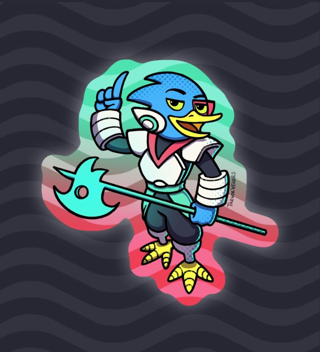Deltarune Berdly Sticker - Etsy