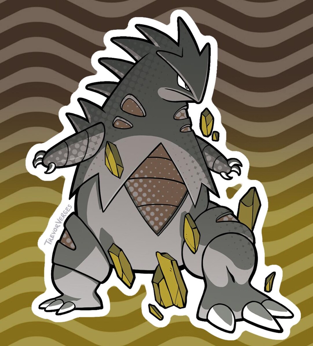 Tyranitar Sticker - Etsy