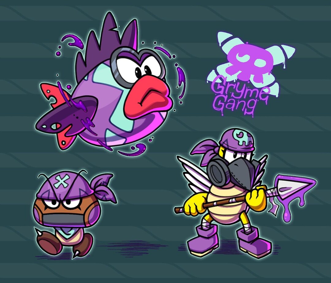 Gryme Gang Sticker Set! - Etsy
