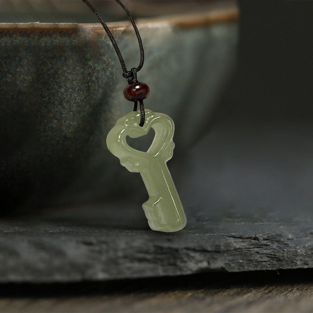 Lucky Keynatural Jade Necklace Braided Pendant / Necklace for Women ...
