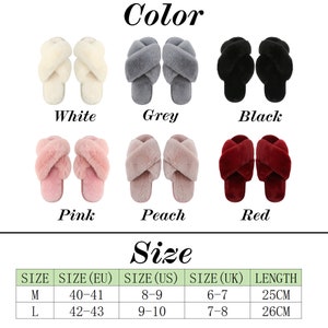 Custom Fluffy Slippers, Fluffy Cross Slippers, Custom Bride Slippers ...