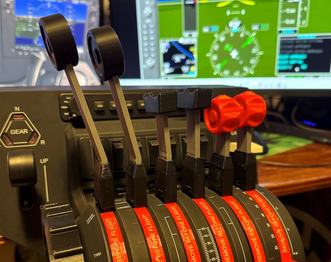 Cessna Throttle Quadrant /twin Cessna Throttle Quadrant/ Cessna 320 Throttles/ Honeycomb Add Ons ...