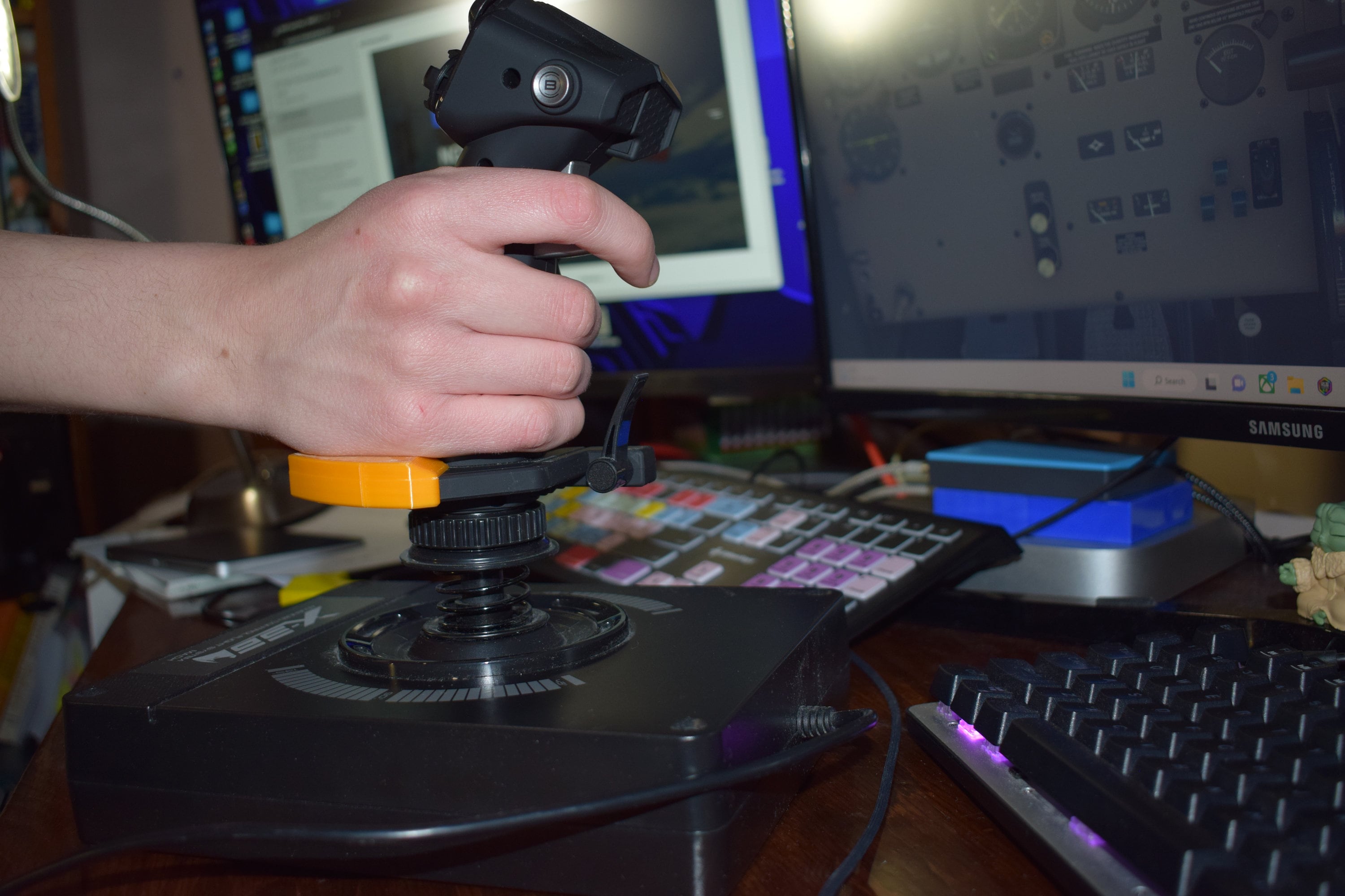 X56 Hand Rest/ X55 Hand Rest HOTAS Hand Rest / HOTAS Mod/ X55 Mod X56 ...