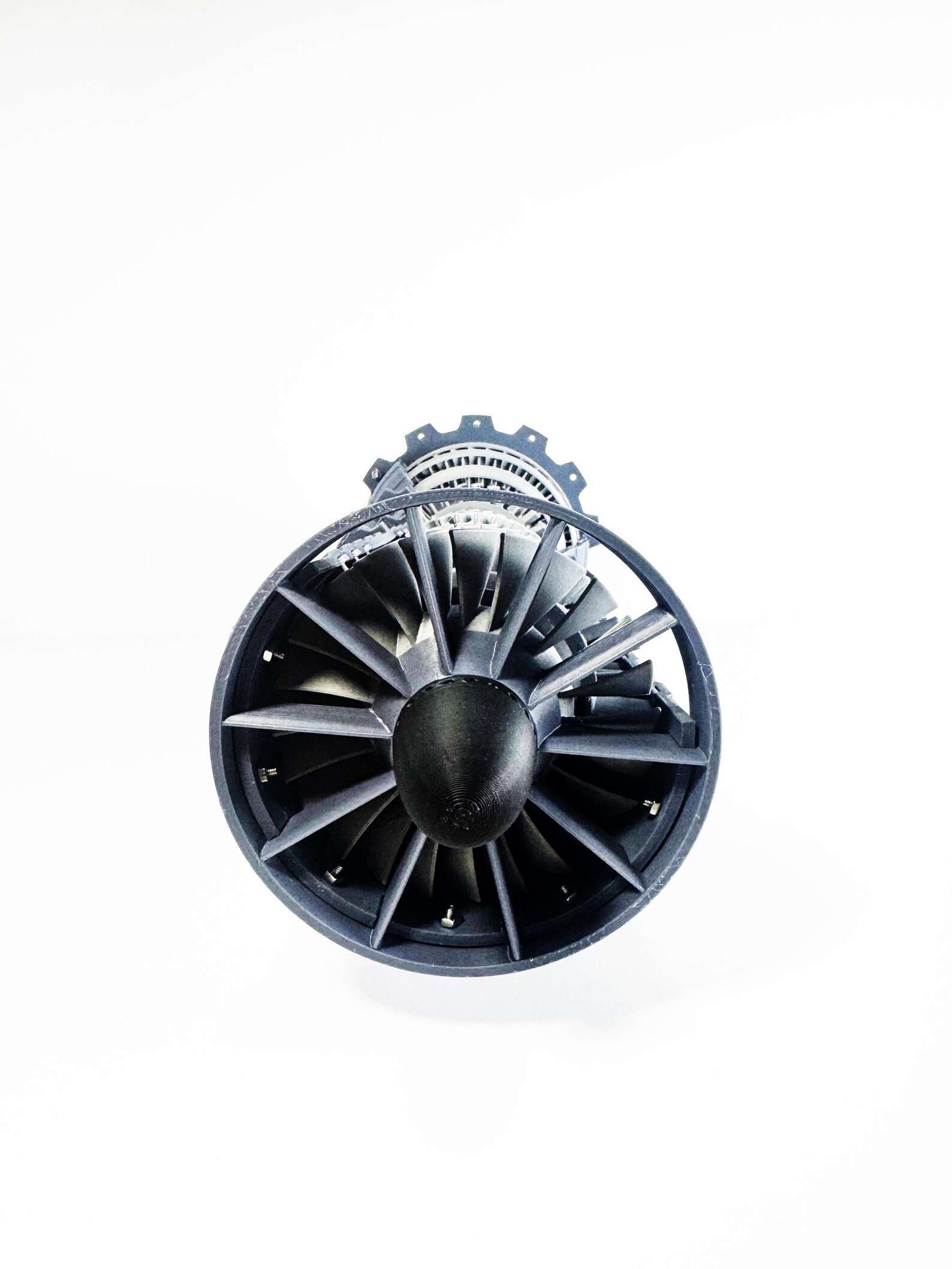 Model Turbojet Engine With Rotating Turbine Blades / Christmas Aviation ...