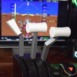 Boeing 737 Throttle Quadrant / Logitech Throttle Quadrant Mod/ 737 ...