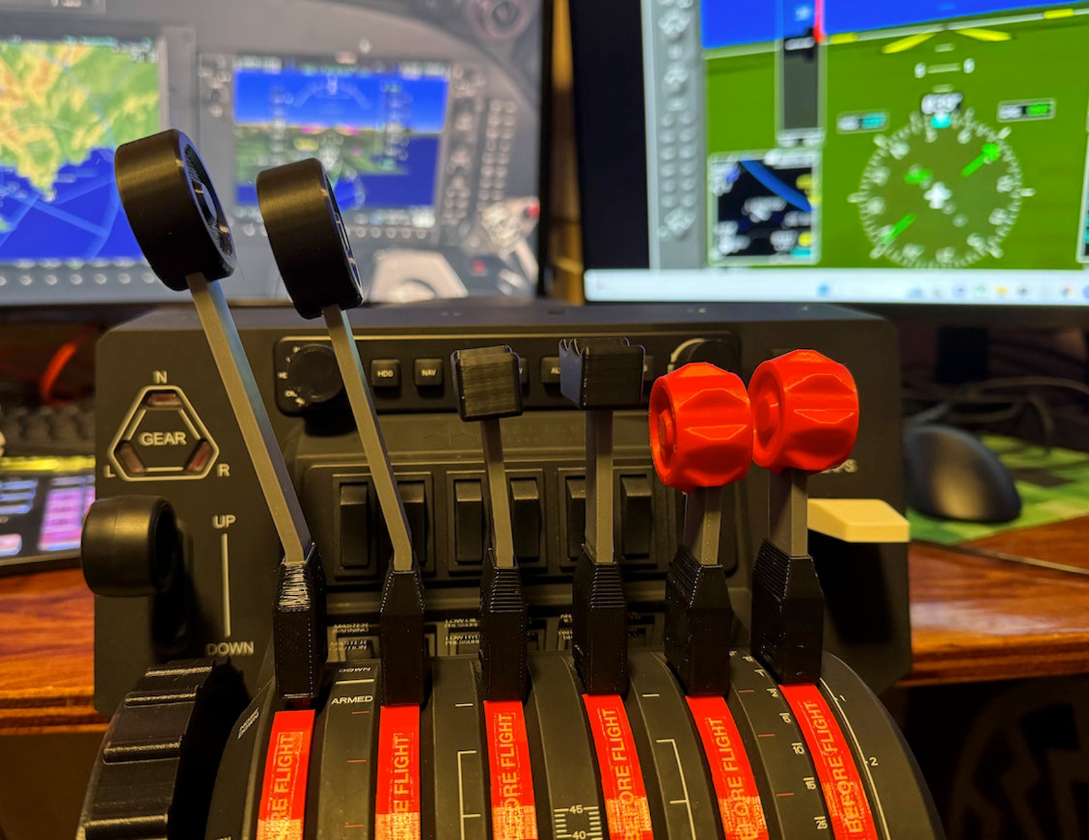 Cessna Throttle Quadrant Add on for Honeycomb Bravo/twin Throttle Add ...