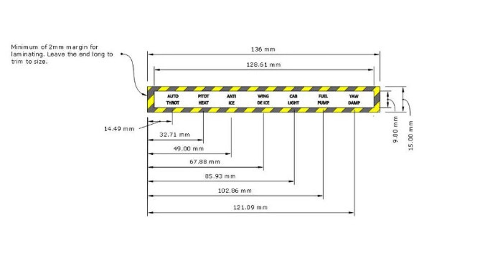 Honeycomb Bravo Label Holder / Bravo Button Assignment / Bravo Throttle ...