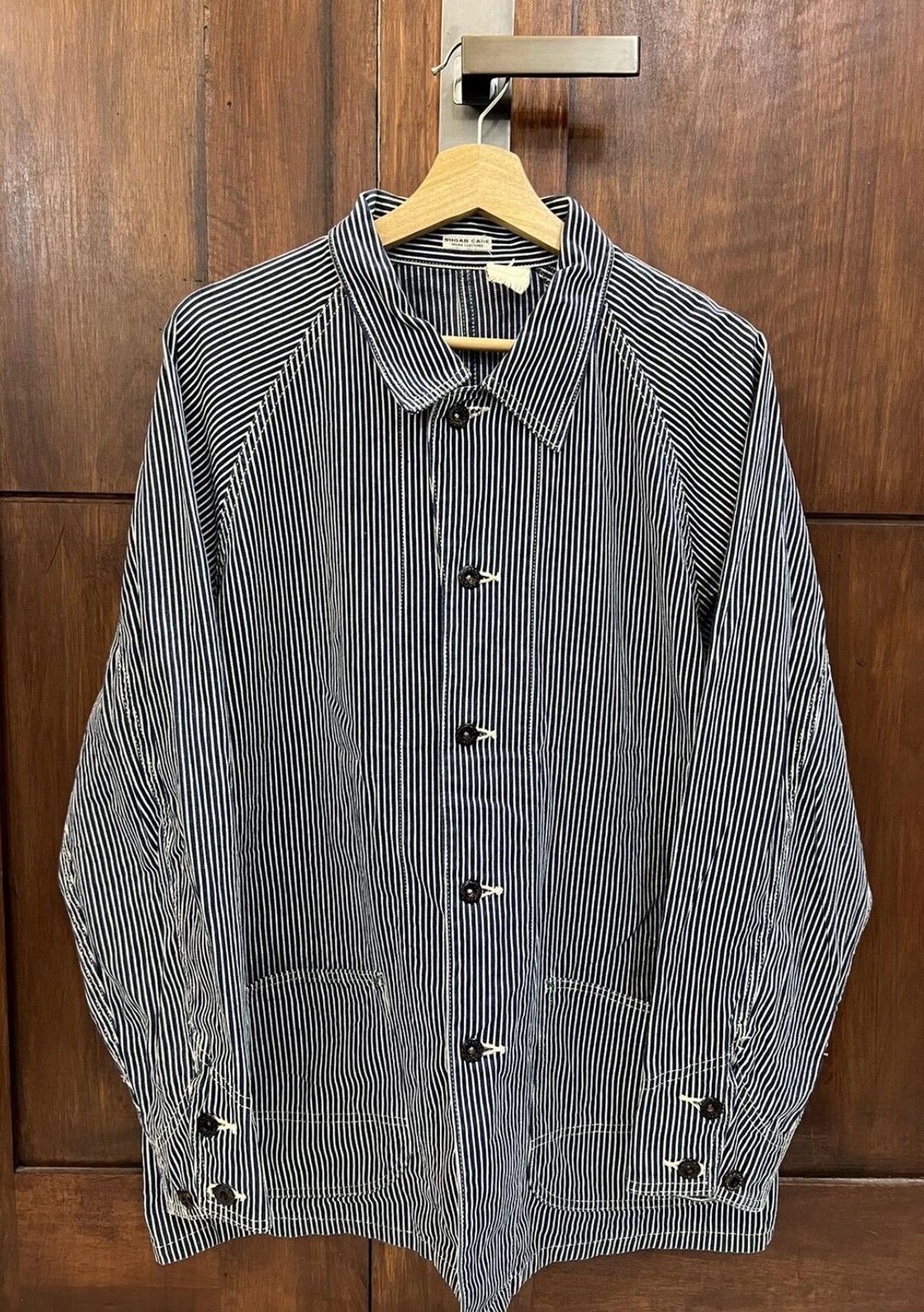 Vintage Sugar Cane & Co × Toyo Enterprise Hickory Stripe Engineer Denim ...