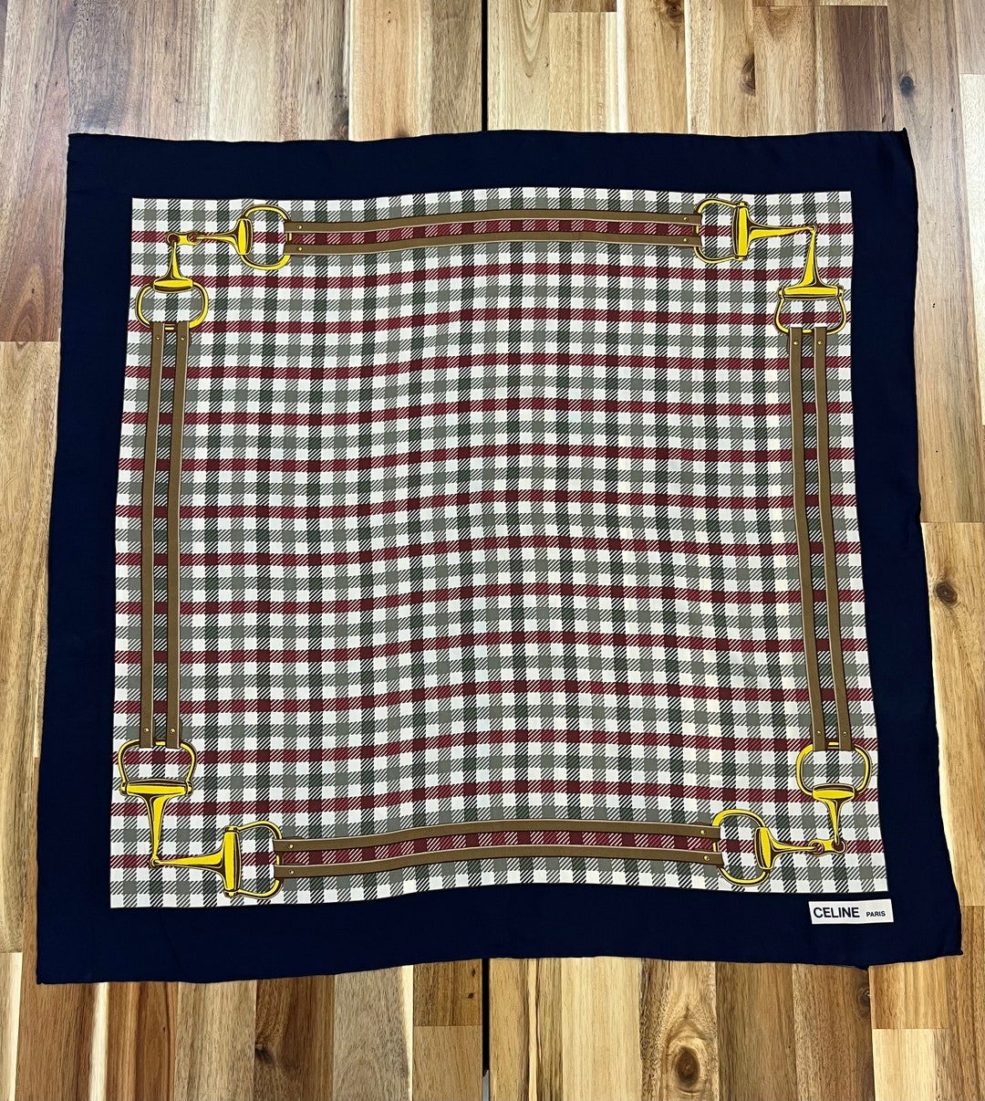 Celine Paris Silk Scarf - Etsy