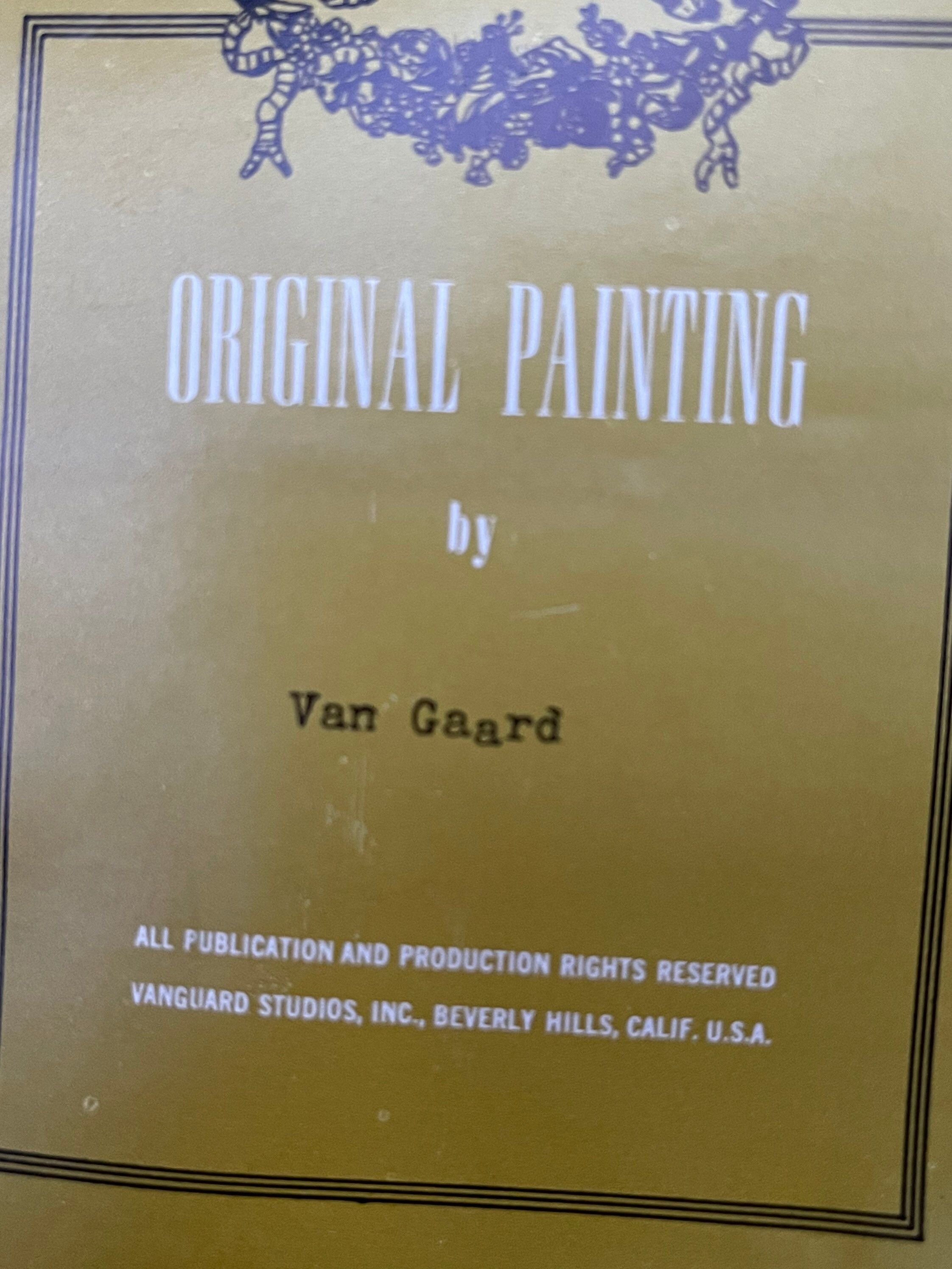 Van Gaard Original Mid Century Black Horse Oil Painting - Etsy