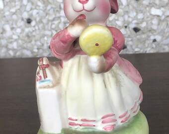 Avon Precious Moments Collection Ready for an Avon Day Rabbit Figurine ...