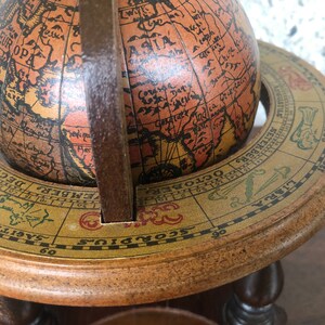 Rare Vintage Globe Map Lamp - Etsy
