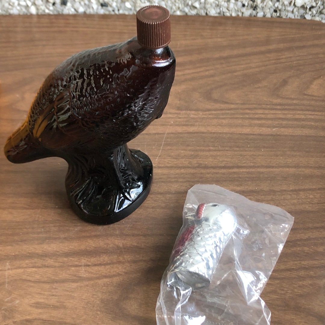 Vintage Avon Wild Turkey Amber Bottle (EMPTY) - Etsy