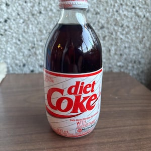 Vintage 300ml Diet Coca-cola Glass Bottle - Etsy
