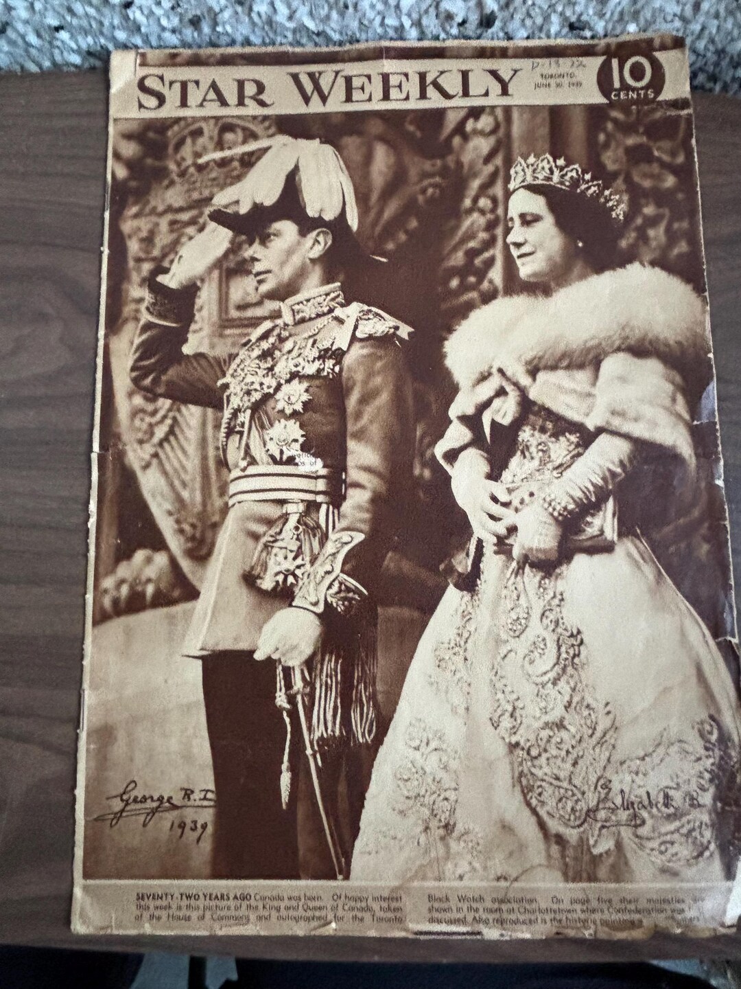 Vintage 1939 Star Weekly - Etsy
