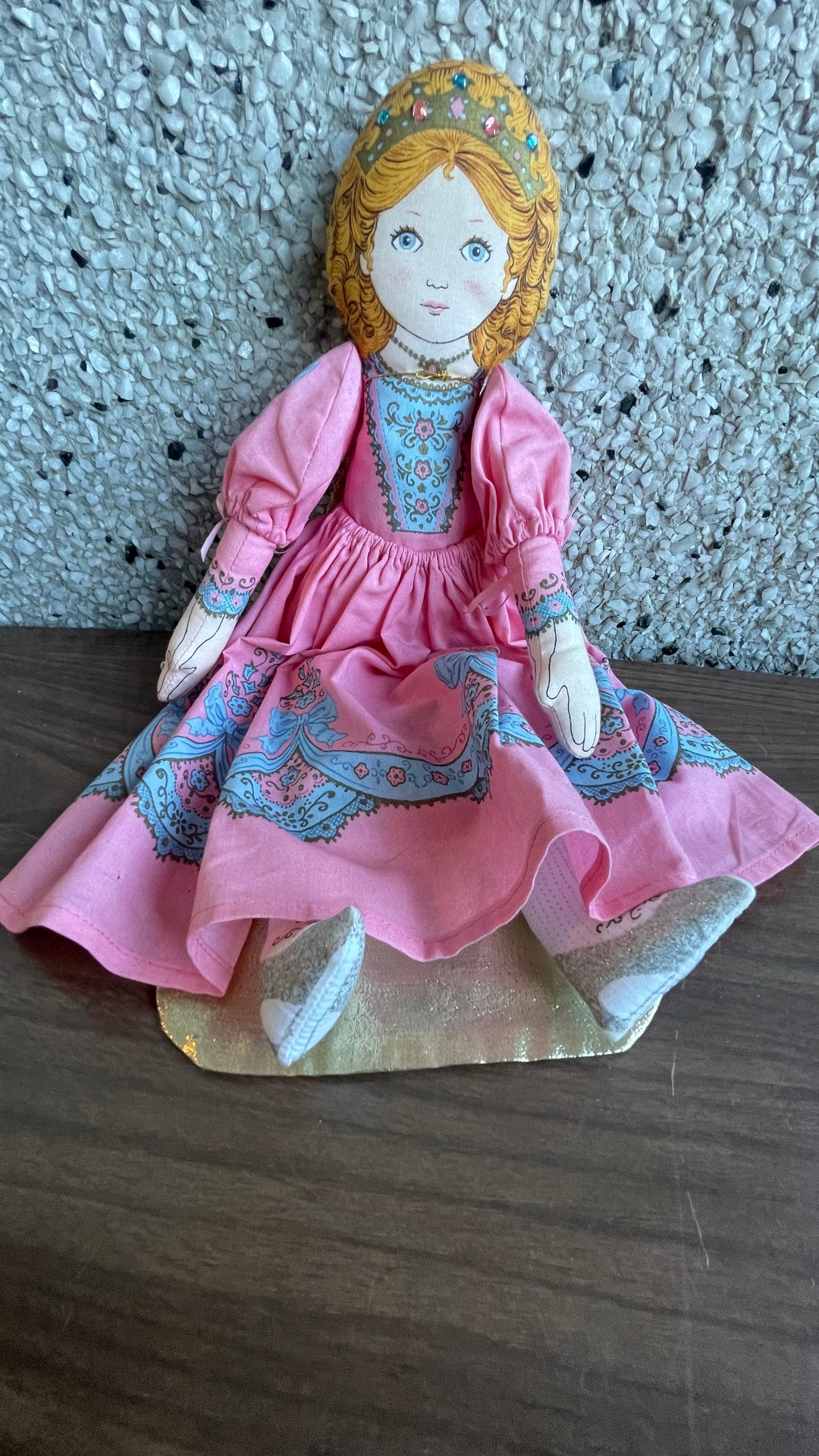 Vintage Pink Princess Pillow Doll - Etsy