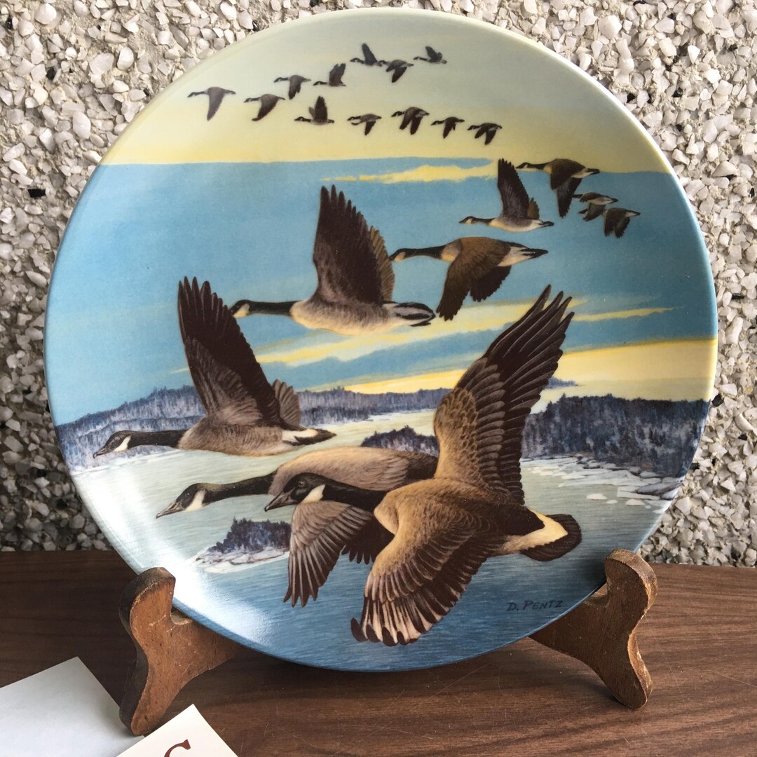 Southward Bound - Collector Plate by Artist Donald Pentz - Etsy