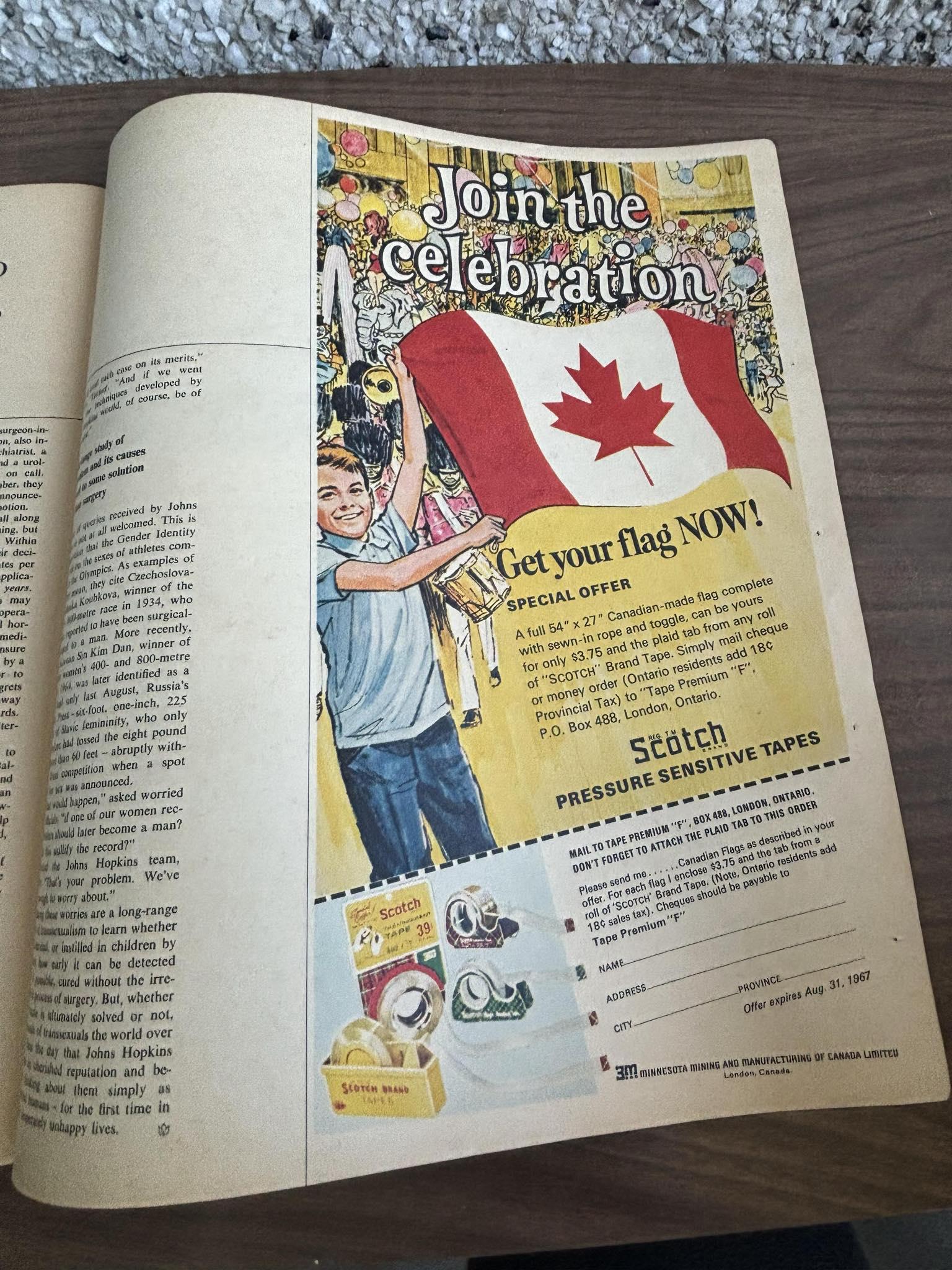 Canadian SW (star Weekly) Magazine - April 8-15 1967 - Etsy