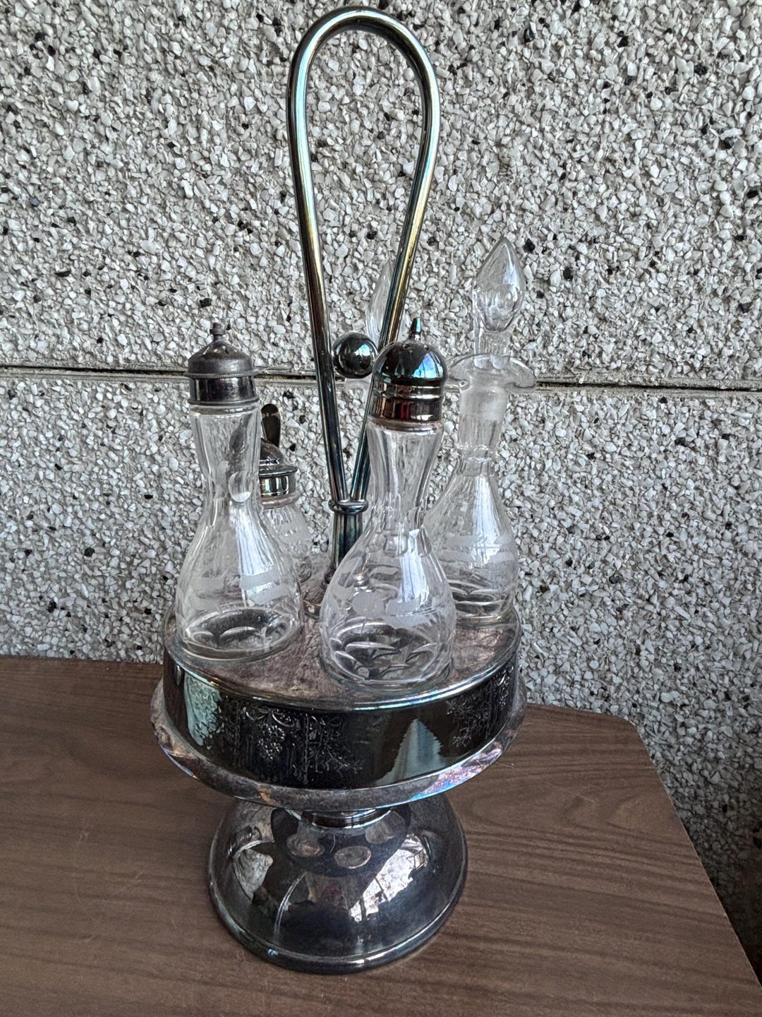 Antique Victorian Cruet Condiment Set - Etsy