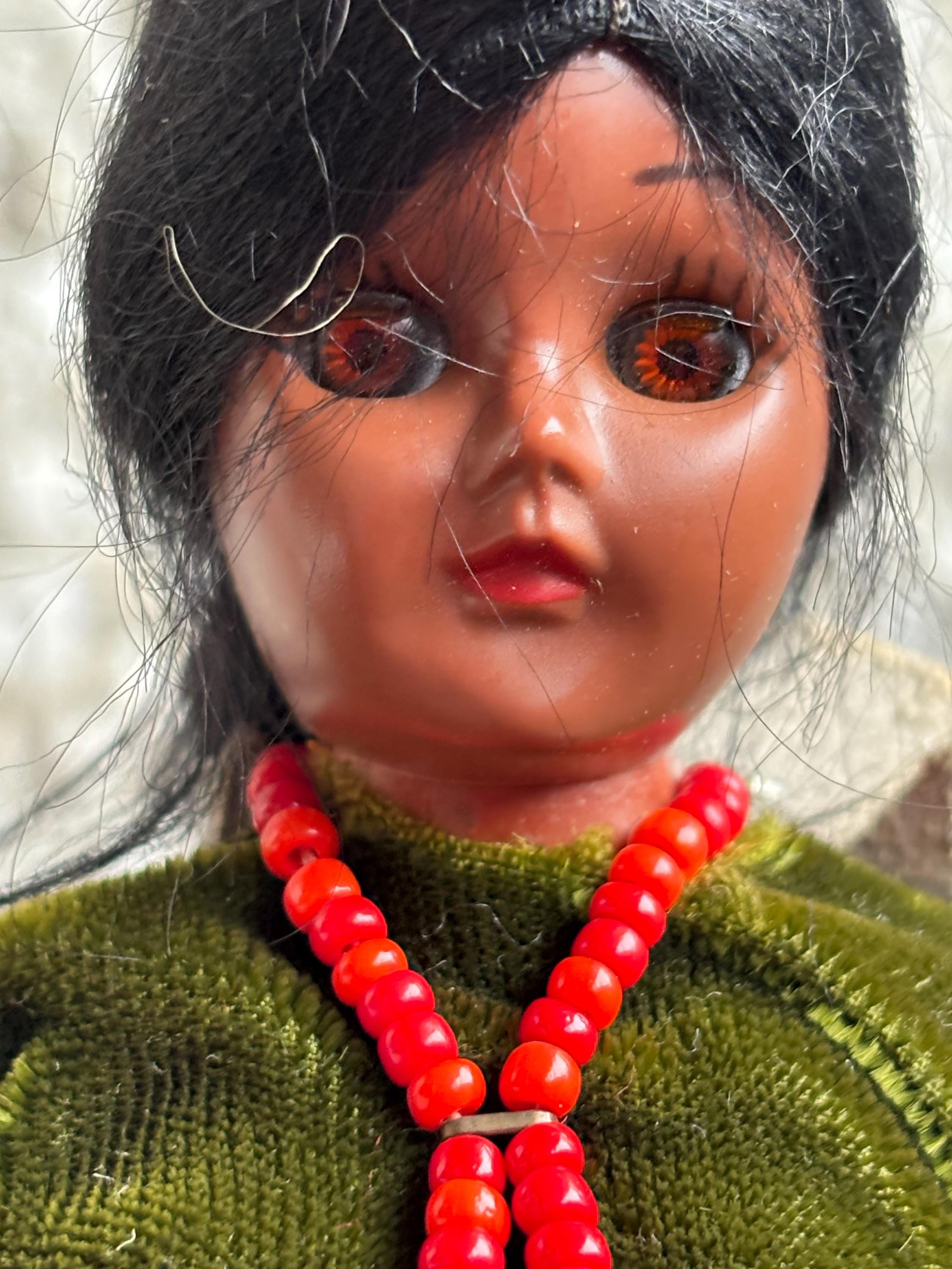 Vintage Carlson Native American Doll With Baby - Etsy