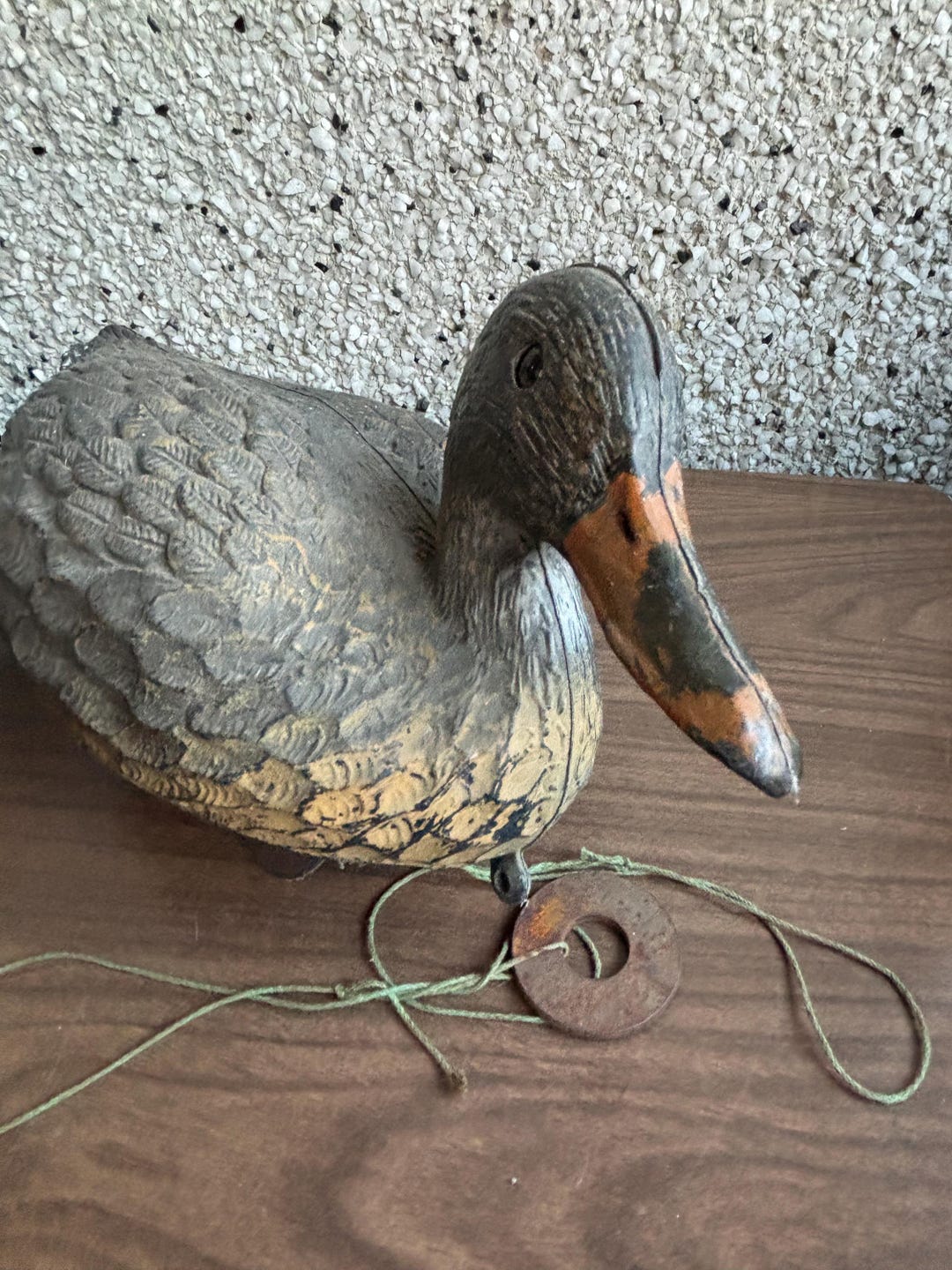 Vintage Italian Duck Mallard Decoy - Etsy