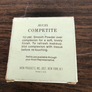 Vintage Avon Refillable Compact - Etsy