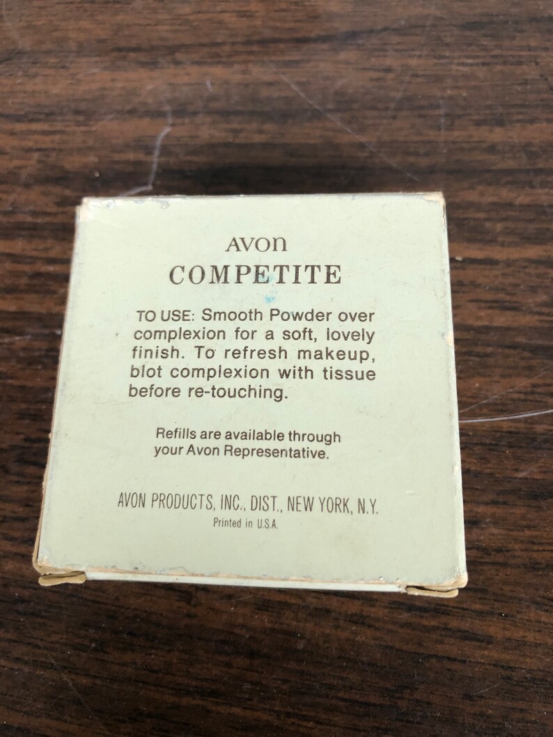 Vintage Avon Refillable Compact - Etsy