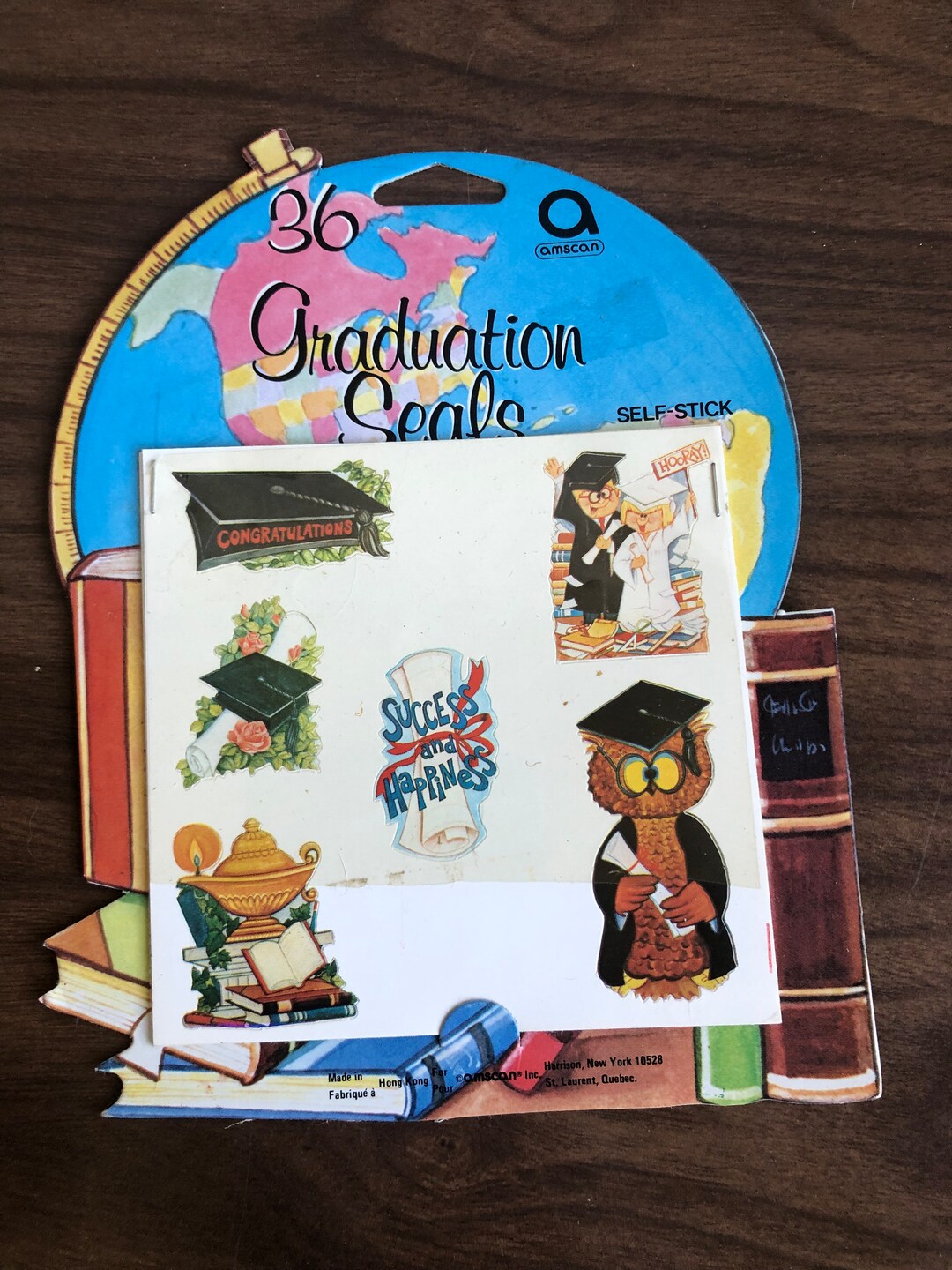 Vintage Owl Graduation Seals Pack - Etsy