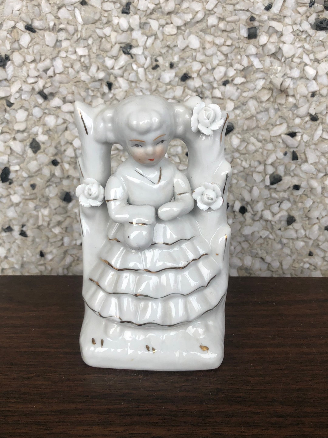 Vintage Ceramic Girl - Etsy
