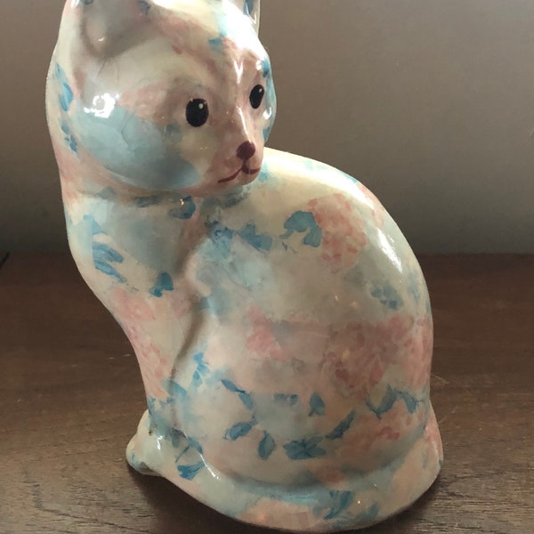 Decoupage Cat - Etsy
