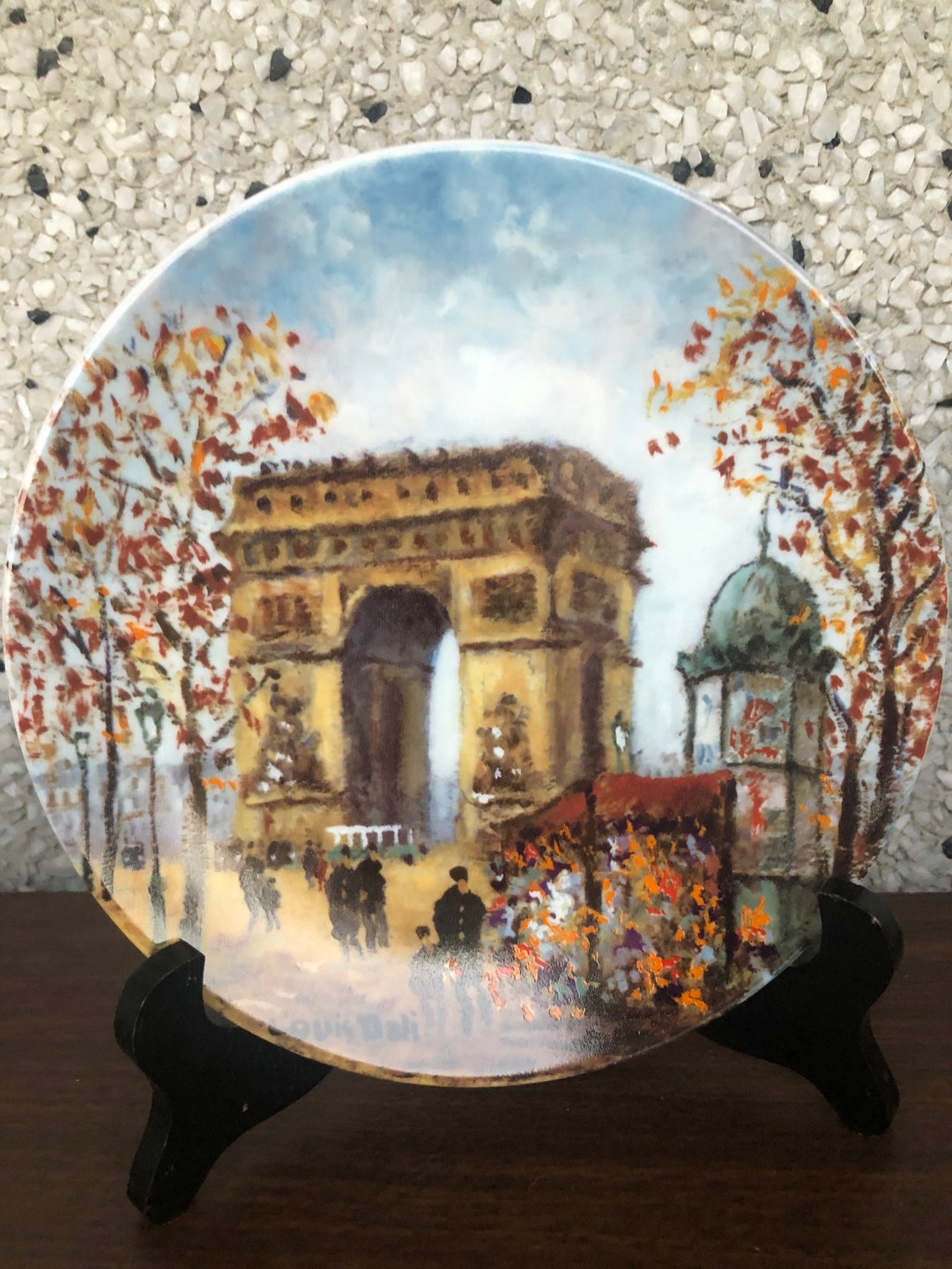 L'arc De Triomphe - Collector's Plate Limited Edition Limoges Porcelai ...