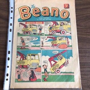 Vintage the Beano Comic April 1966 - Etsy