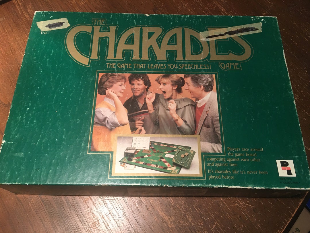 Vintage Charades Board Game Party Game - 1984 - Etsy