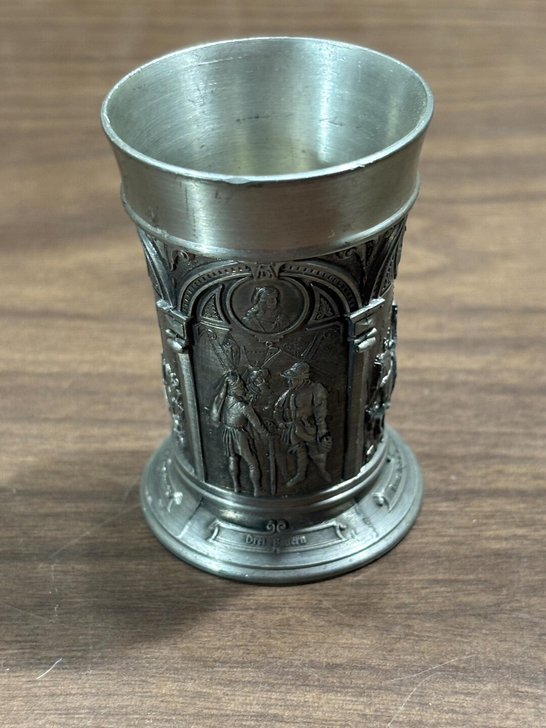 Vintage Pewter German Shot Glass - Etsy