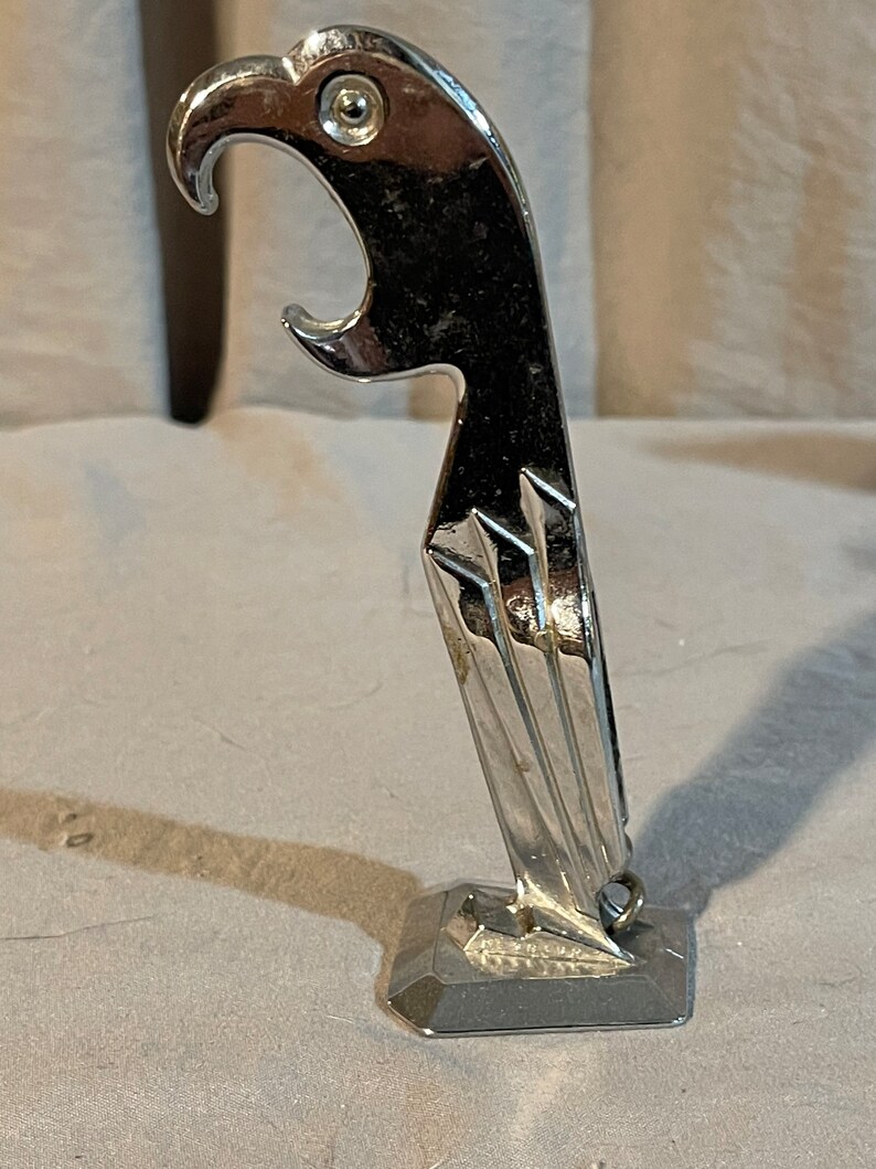 Art Deco Chrome Plated Parrot Bottle Opener and Wine Corkscrew - Etsy