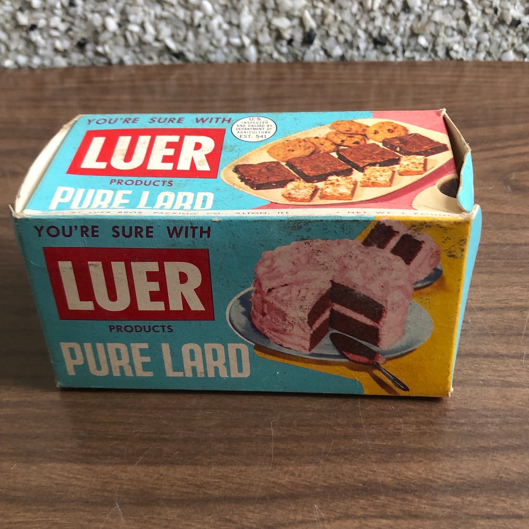 Luer Pure Lard Vintage Package - Etsy